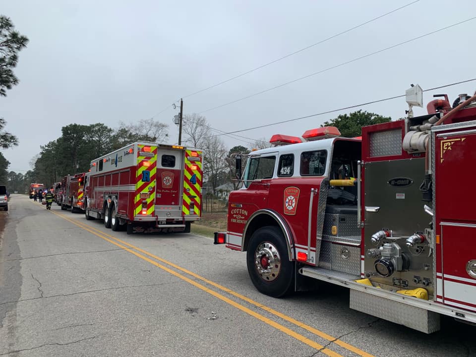 Modular Home Structure Fire - Cotton Fire/Rescue